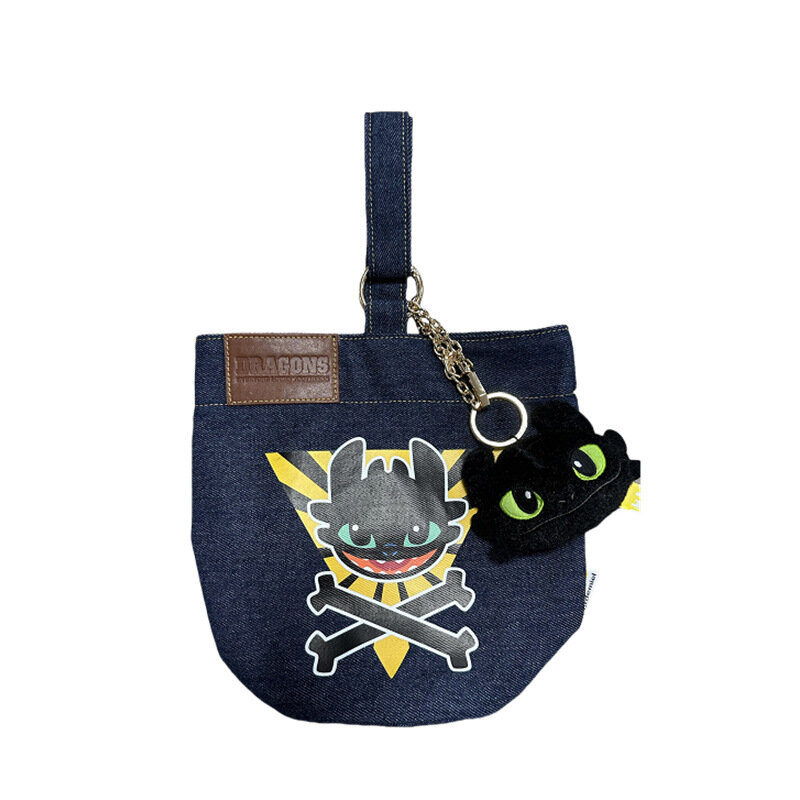 Брелок с мягкой игрушкой Беззубик от Universal Studios «Как приручить дракона», Ночная фурия, Дневная фурия, подвеска на рюкзак