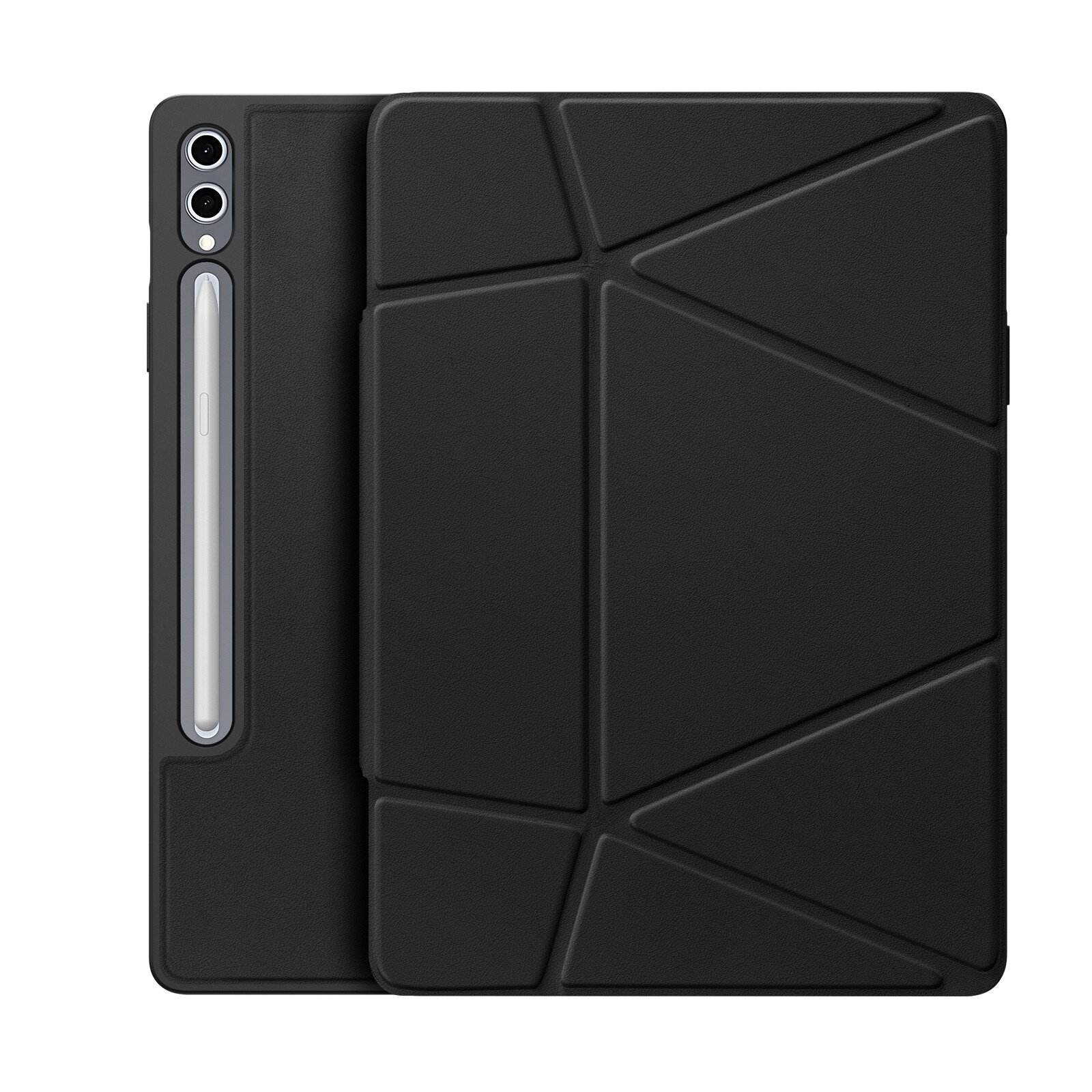 Складной чехол книжка от Dux Ducis для Samsung Tab S10+, S9+, S9 FE+, серия Vers Series Case, с магнитным держателем Pencil и функцией автоматического перехода в спящий режим