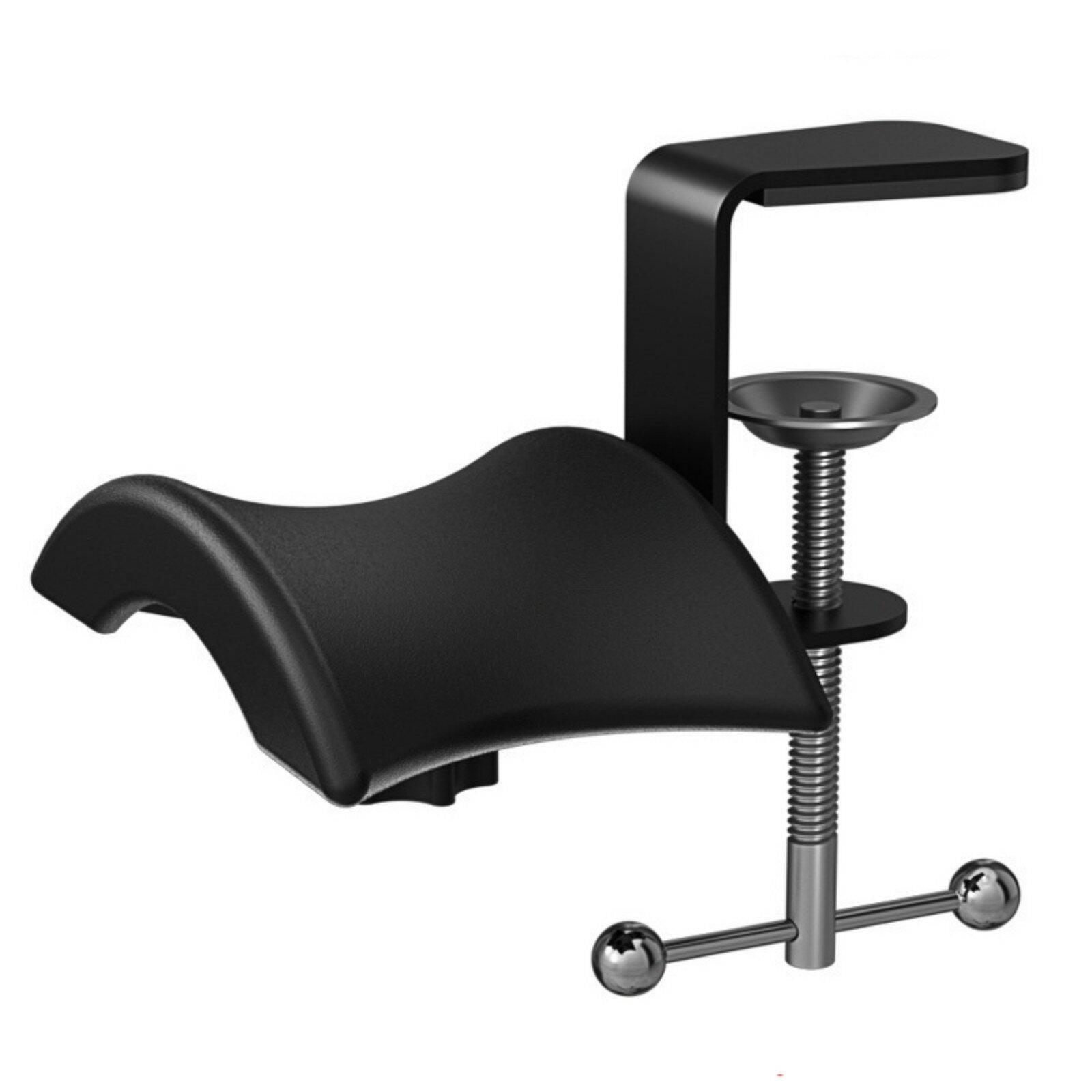 Металлический держатель для наушников с регулируемым и поворотным кронштейном под столом