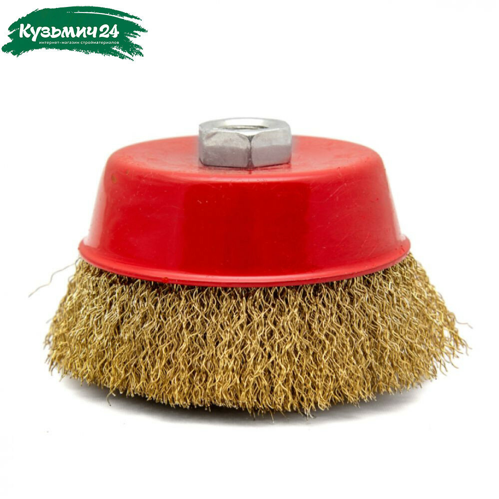 Щетка для УШМ кедр чашка 75 мм 147-0075