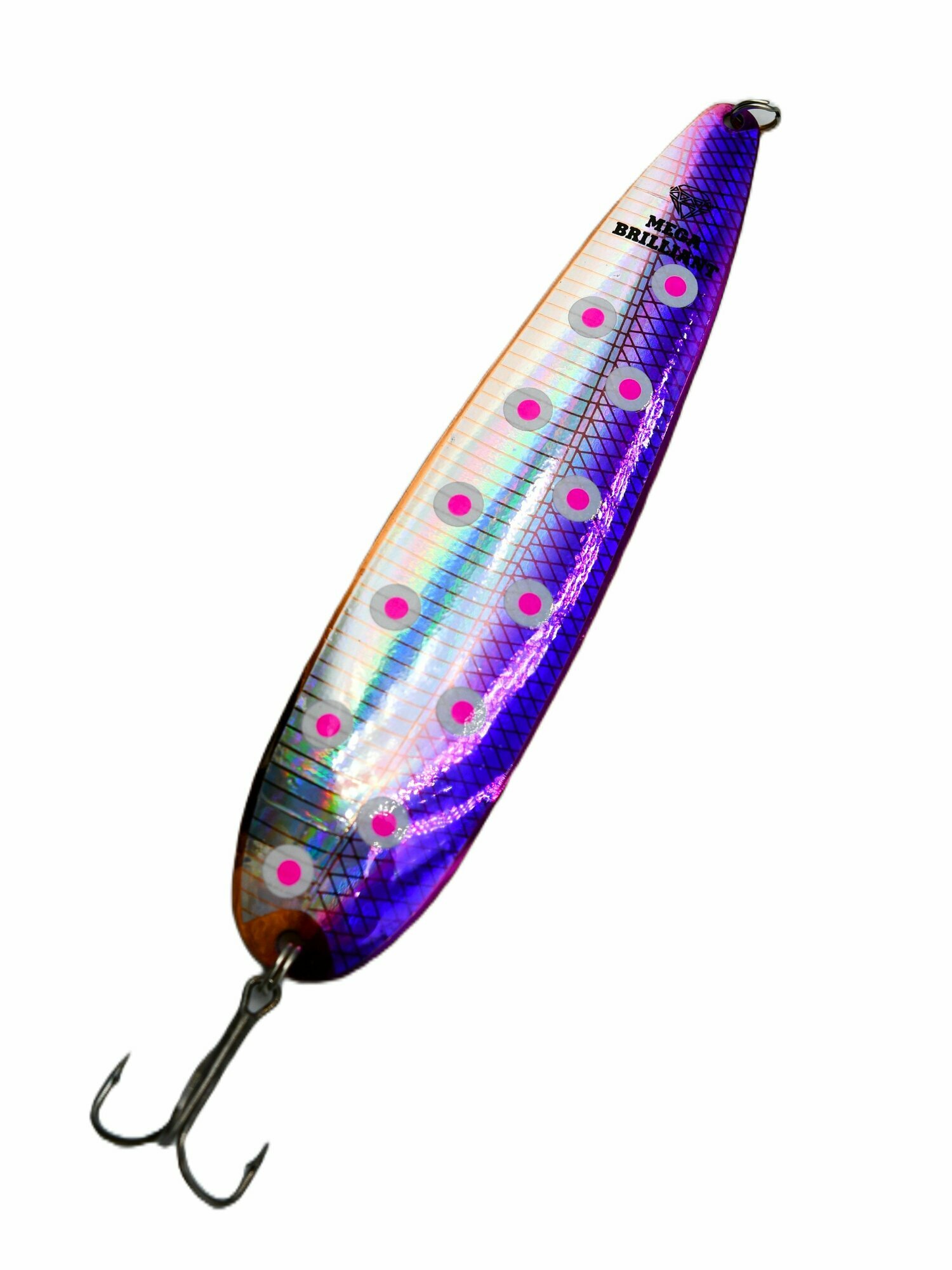 Блесна Mega Brilliant Trolling 150мм/36г для троллинга, Ловля щуки, судака, окуня с лодки.