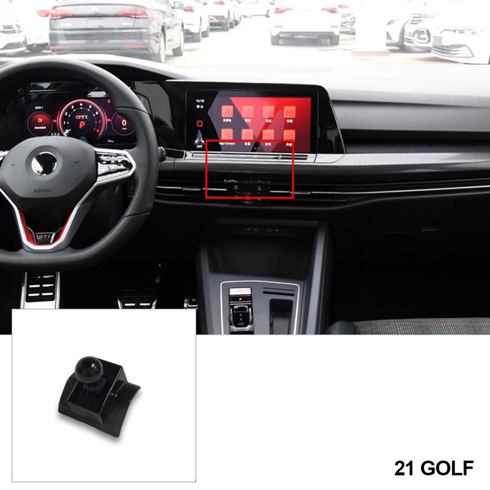 Автомобильный кронштейн для телефона с пряжкой, специальная база для VolksWagen VW Golf 6 7 21 Golf