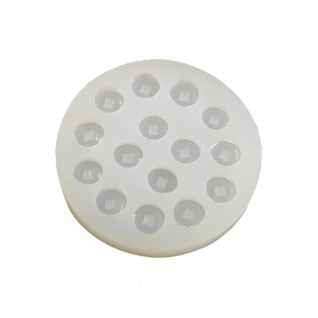 Формы для свечей и выпечки в стиле Юаньбао и монет из силикона для творчества, - Мини-Медные Монеты