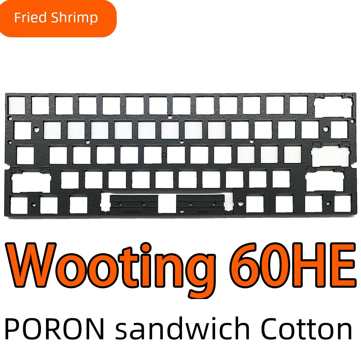 Wooting60HE модифицированная клавиатура ym60 с магнитной осью, специальная звуковая сумка PORON, сэндвич, хлопковая