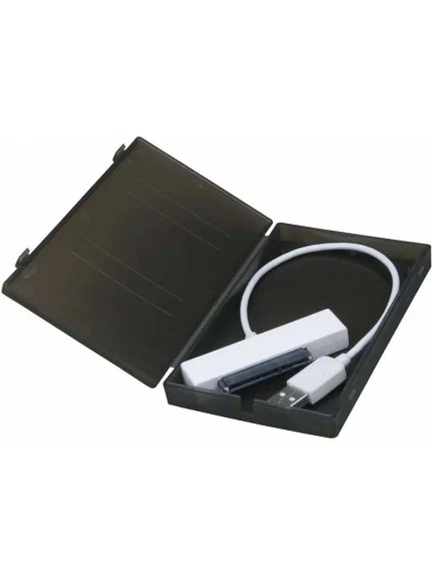 Внешний корпус AgeStar SUBCP1, для HDD/SSD, пластик, 2.5", черный