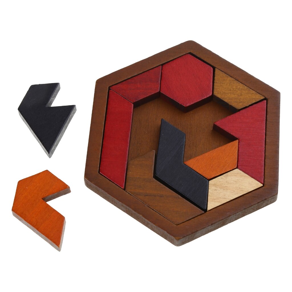 3D Китайская Деревянная Головоломка Chexagon
