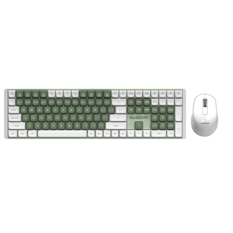 Клавиатура и мышь AUSDOM HOLA111 Collection, Deep Forest Green
