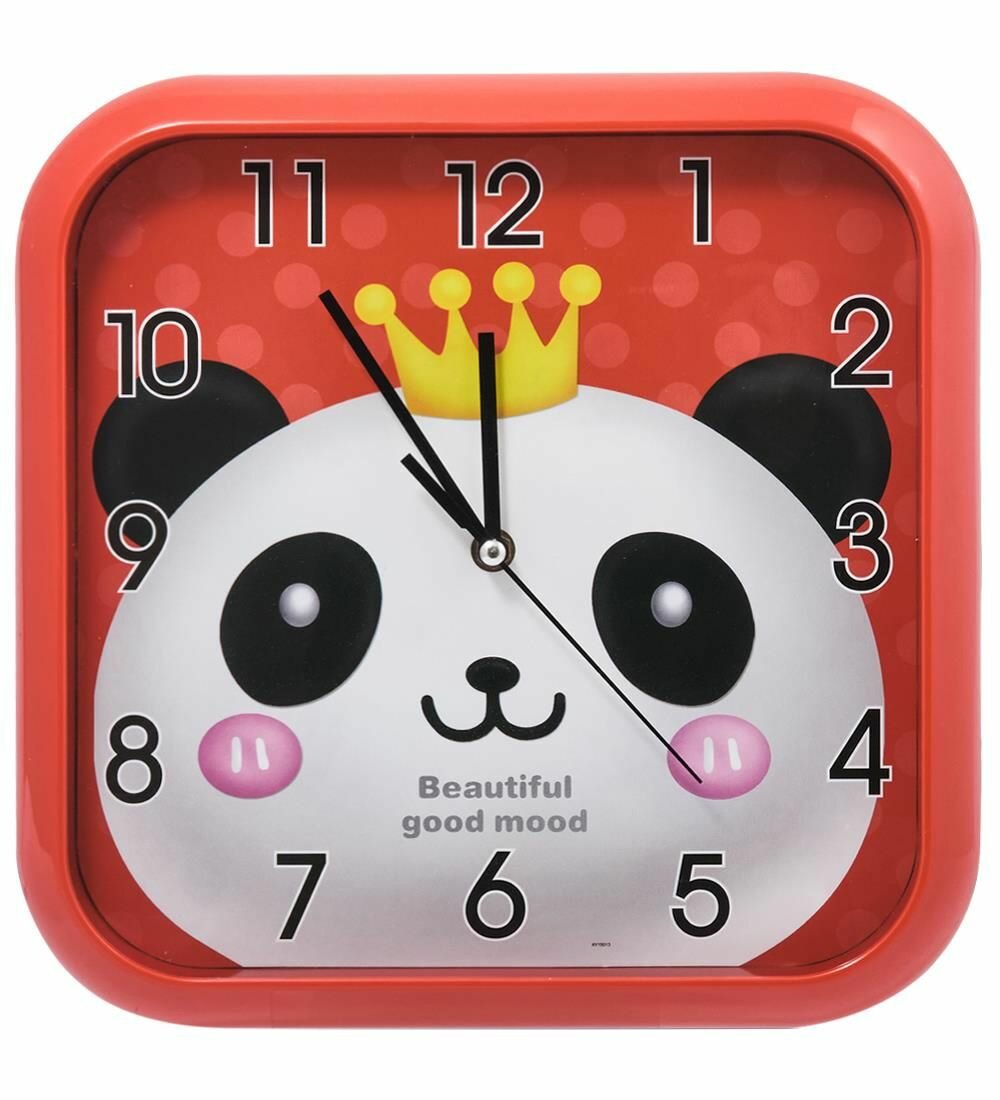 Часы настенные "Панда" красн. A2191255