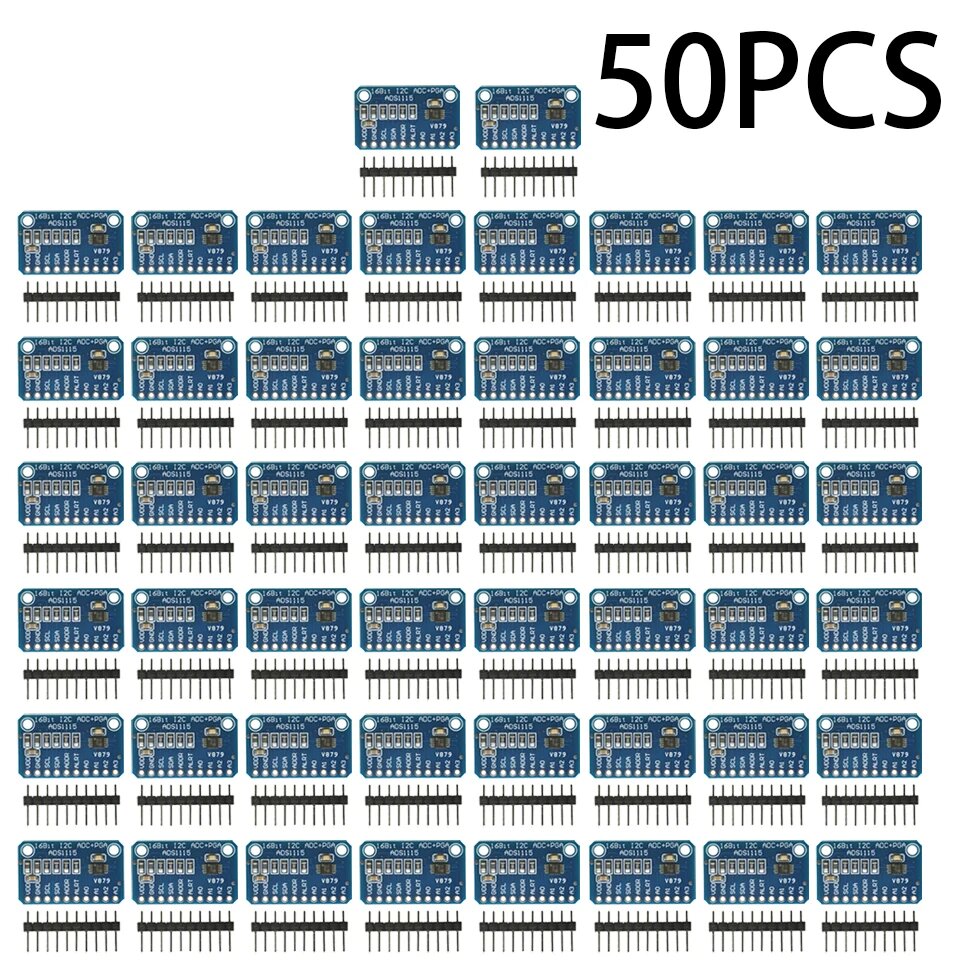ADS1115 16-битный АЦП 4-канальный модуль для Raspberry PI 50PCS