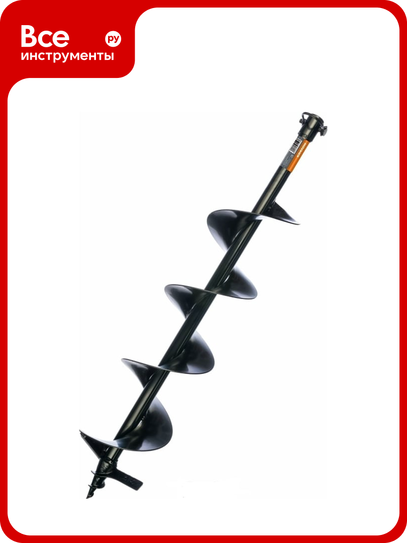 Шнек для земли AD-150 к мотобуру бензиновому Кратон 1 21 01 010 эффективной работы