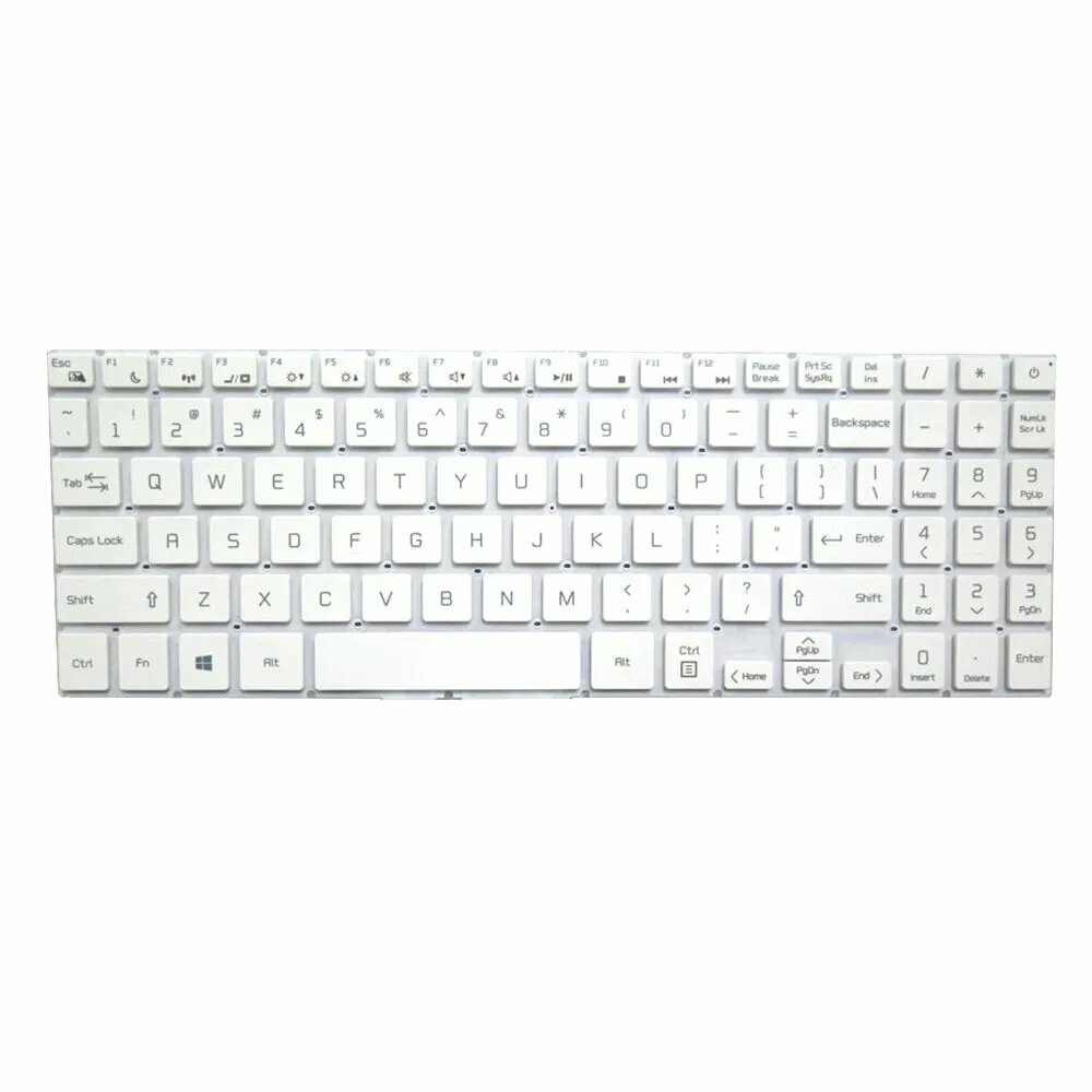 RTDPART Клавиатура проводная Для MaiBenBen M545 новая, Английская раскладка, белый