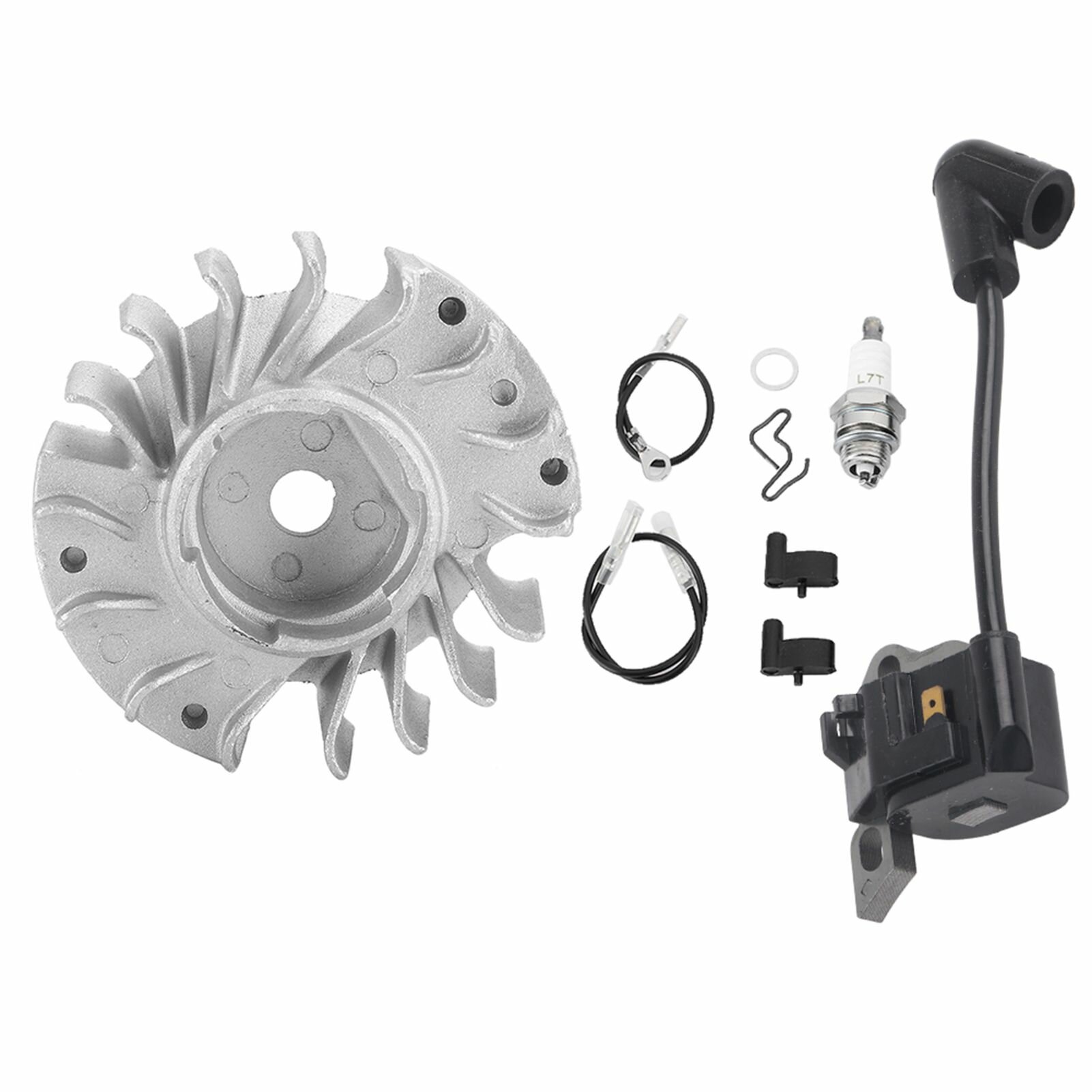 Замена катушки зажигания маховика, комплект свечей зажигания, подходит для STIHL MS180 170018017, аксессуар для бензопилы