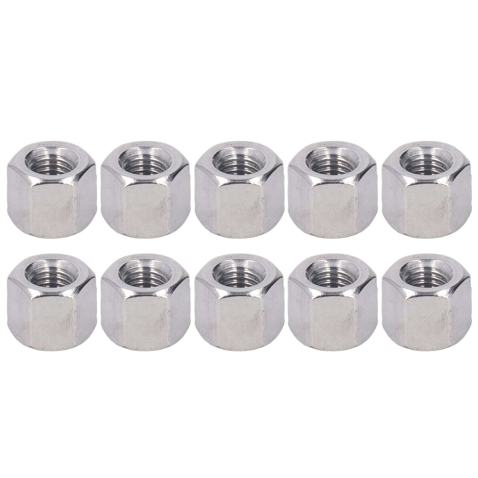 10 шт. шестигранных соединительных гаек из нержавеющей стали M10 для болтов и шпилек