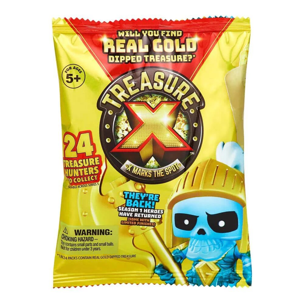 Официальная загадочная сумка TREASURE X Series 1, «Золотой охотник за сокровищами», редкая коллекционная игрушка-фигурка