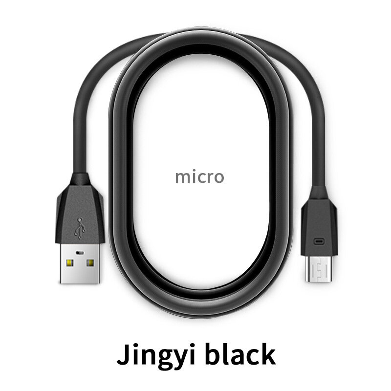 1 метр черный Micro USB кабель для Android телефонов, быстрая зарядка, длина 1 метр, универсальная совместимость