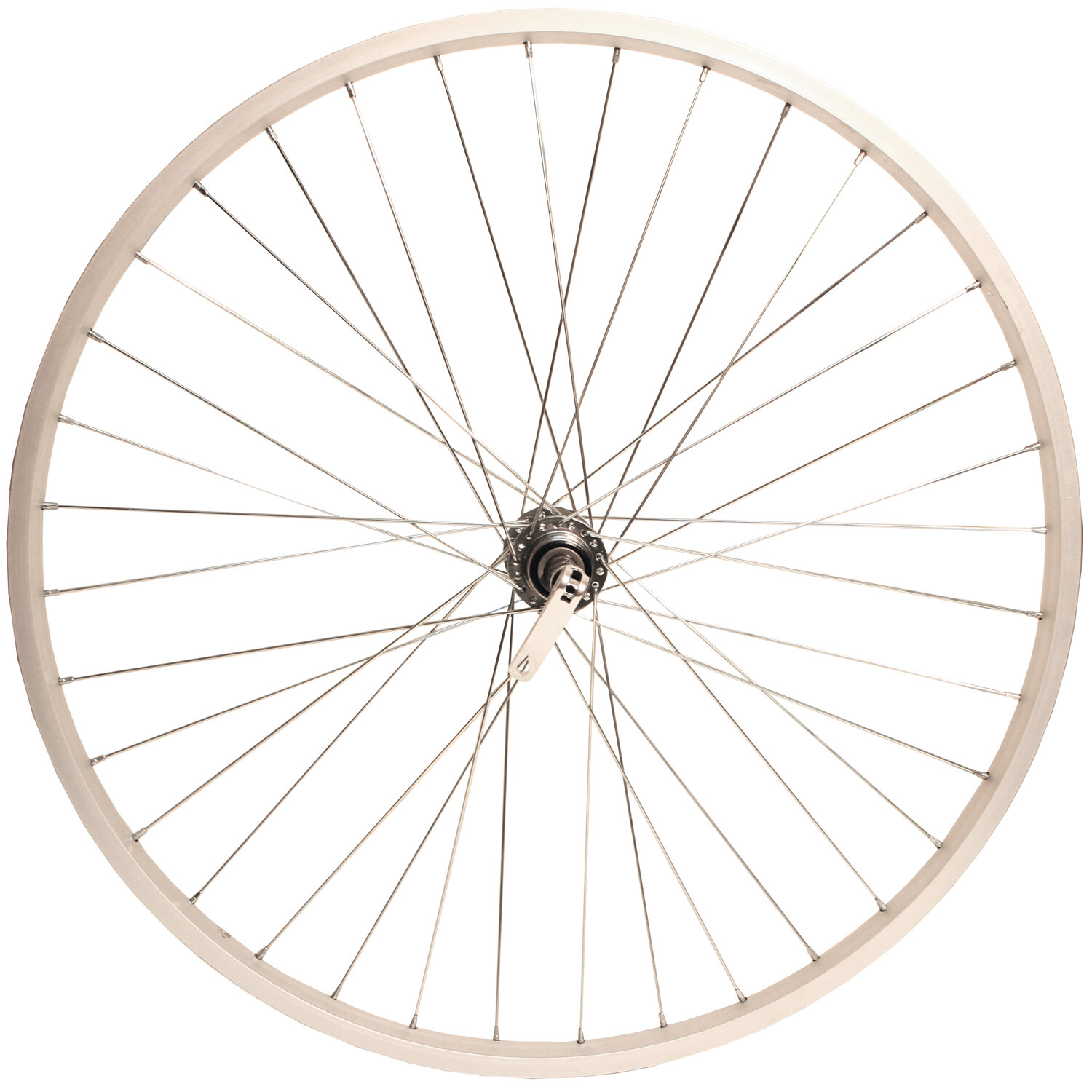 Olimp Колесо заднее ZVK00005 26, втулка сталь, под трещ, QR, цвет Серый