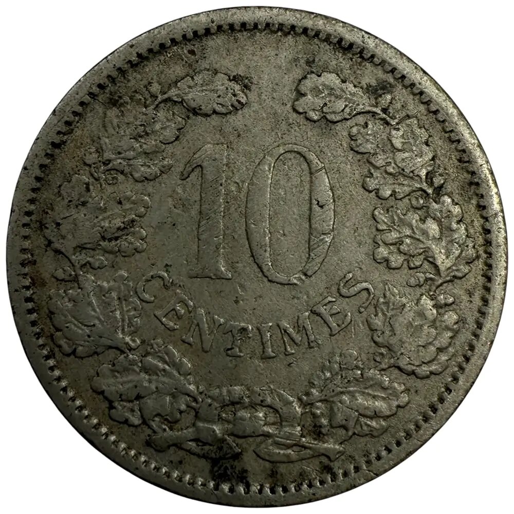 Люксембург 10 сантимов 1901 г.