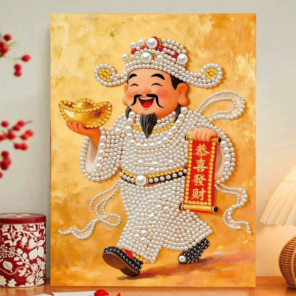 Алмазная живопись Бог богатства