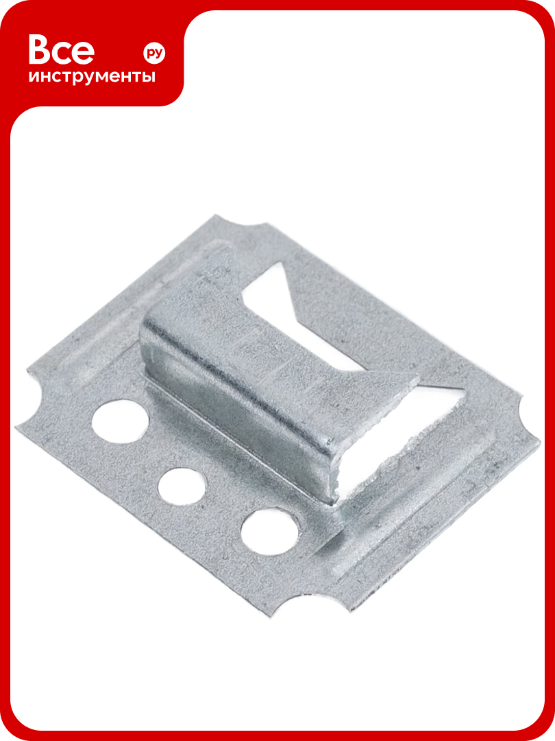 Крепление Доброга для вагонки из стали с цинковым покрытием, обеспечивающее коррозионную стойкость и удобный монтаж
