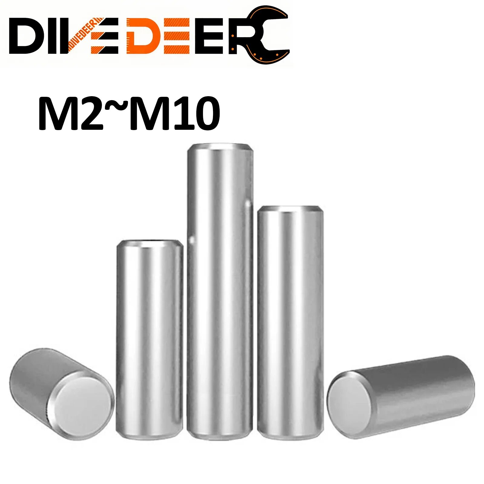 Дюбели из подшипниковой стали DIVEDEER M2-M10 GB119 30PCS M3, 16mm
