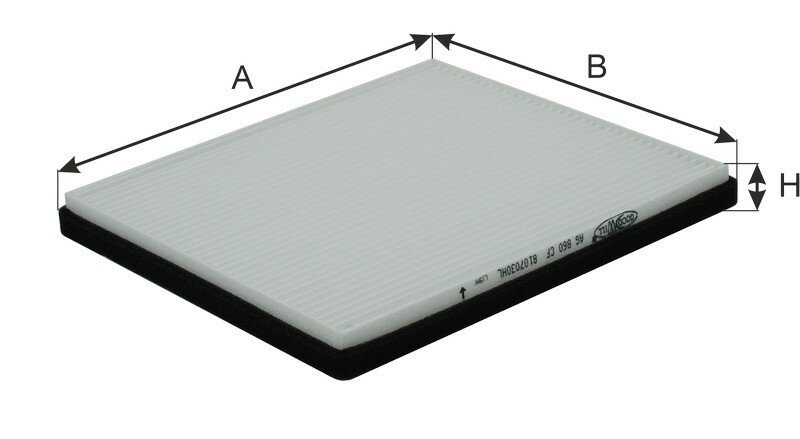 Фильтр салона FAW AG860CF (Goodwill)