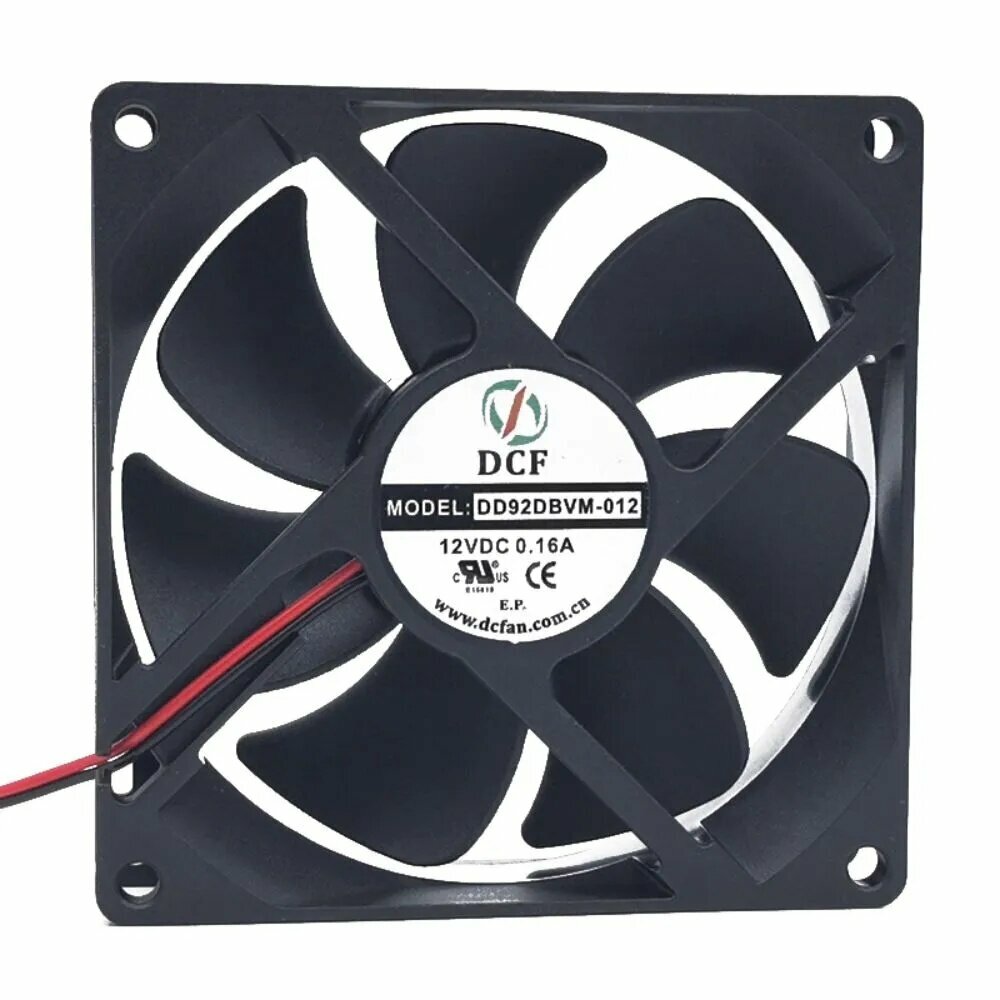 Вентилятор DD92DBVM-012 12 В 0.16A 90 * 90 * 25 мм небольшой квадратный вентилятор охлаждения