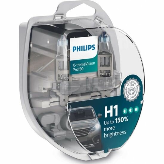 Галогенные лампы Philips Xtreme Vision Pro150 +150% H1 12v 55w