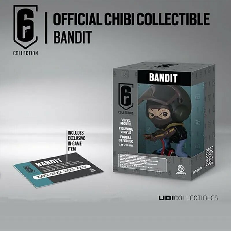 Ubisoft Rainbow Six Siege Collection / Подарочный набор-сюрприз для модели игрового персонажа для взрослых с карточкой игрового реквизита, подходит для детей от 18 лет и старше