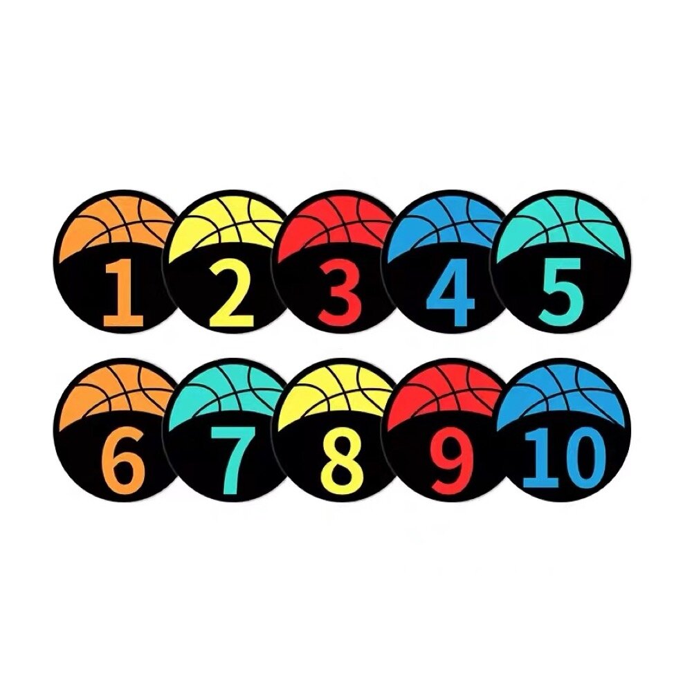 Фишки тренировочные Sonice Number Logo Disc (10шт)