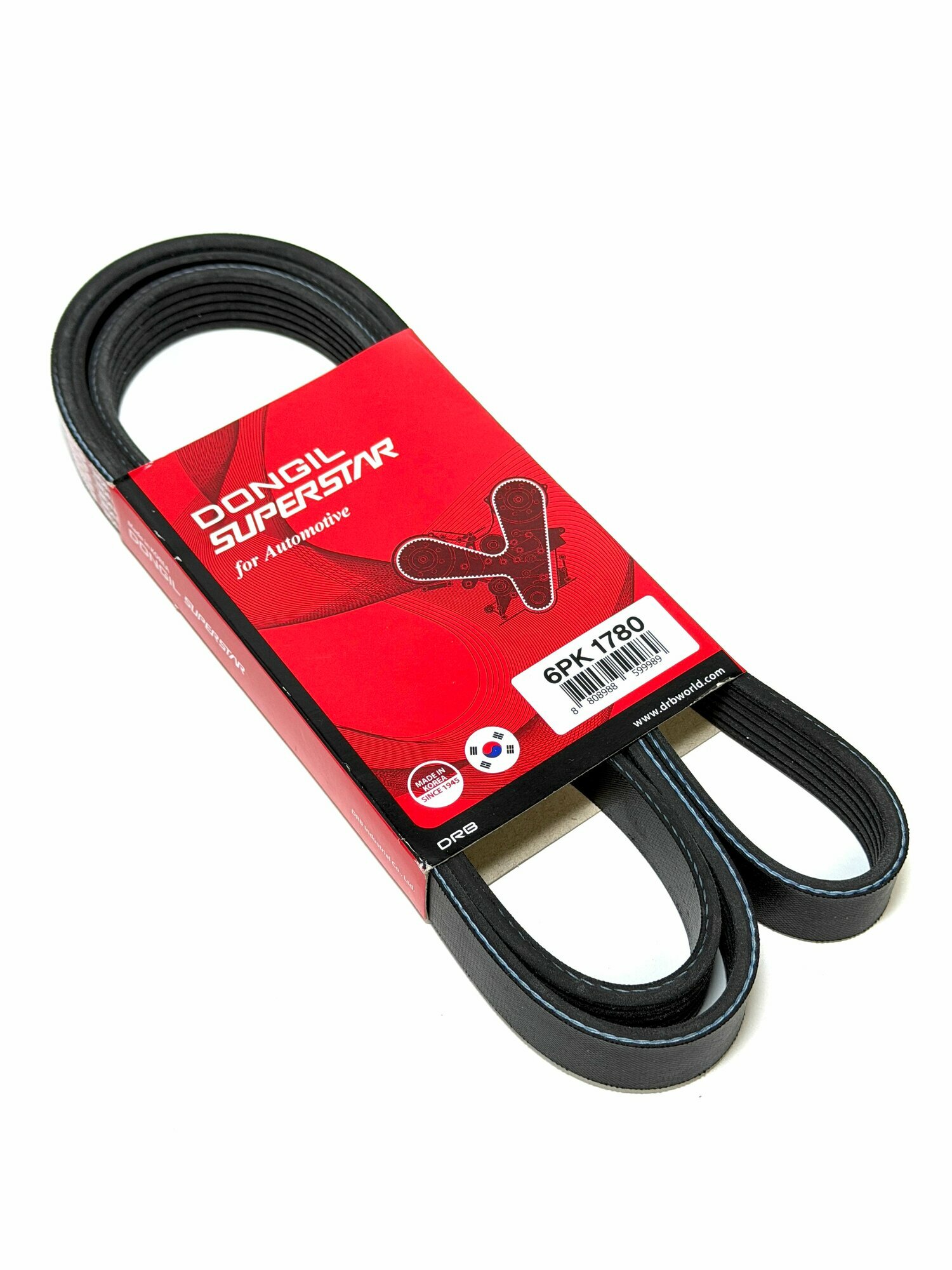 Ремень приводной Hyundai IX35 c ЭУР, Tucson 3 ; Kia Cerato 4, Optima 4, Soul 2-3, Sportage 4 (двигатель 2.0л) Dongil Korea