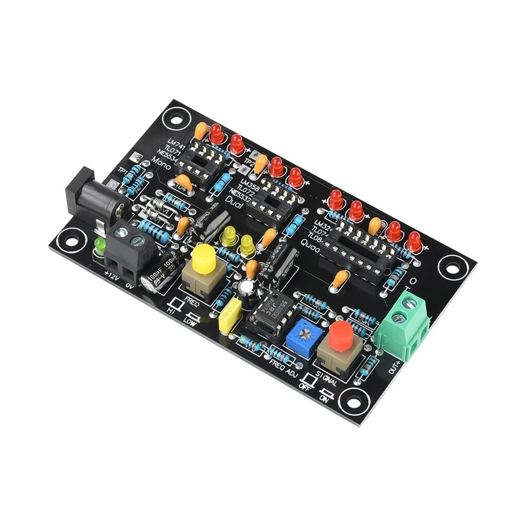 Тестер Операционного Усилителя 12V Поддерживает Одиночный Двойной Операционный Усилитель