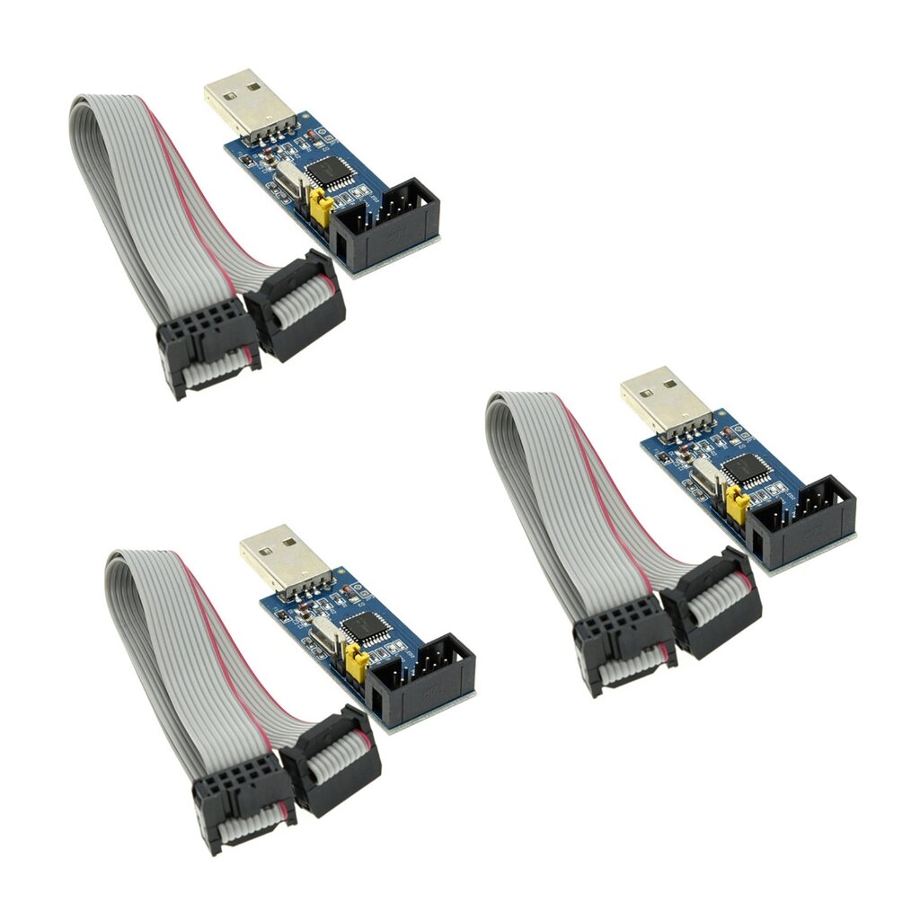 51 AVR USB ISP Программатор Микроконтроллера Быстрый Загрузчик с Кабелем и Автоматическим Восстановлением Защиты от Перегрузки по току