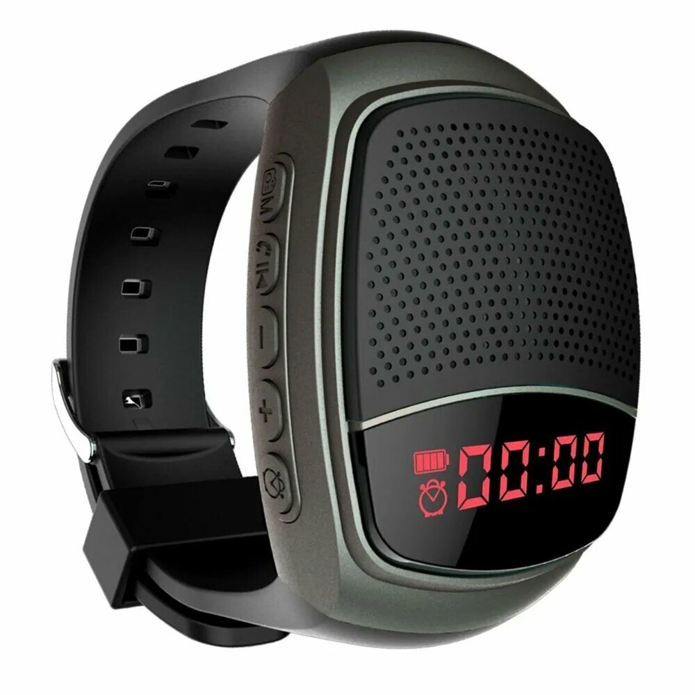 Наручные Часы B90 Bluetooth-Динамик С FM-Радио, Черные