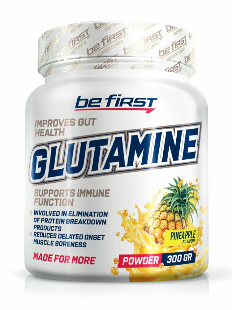 Be First Glutamine powder 300 г Ананас