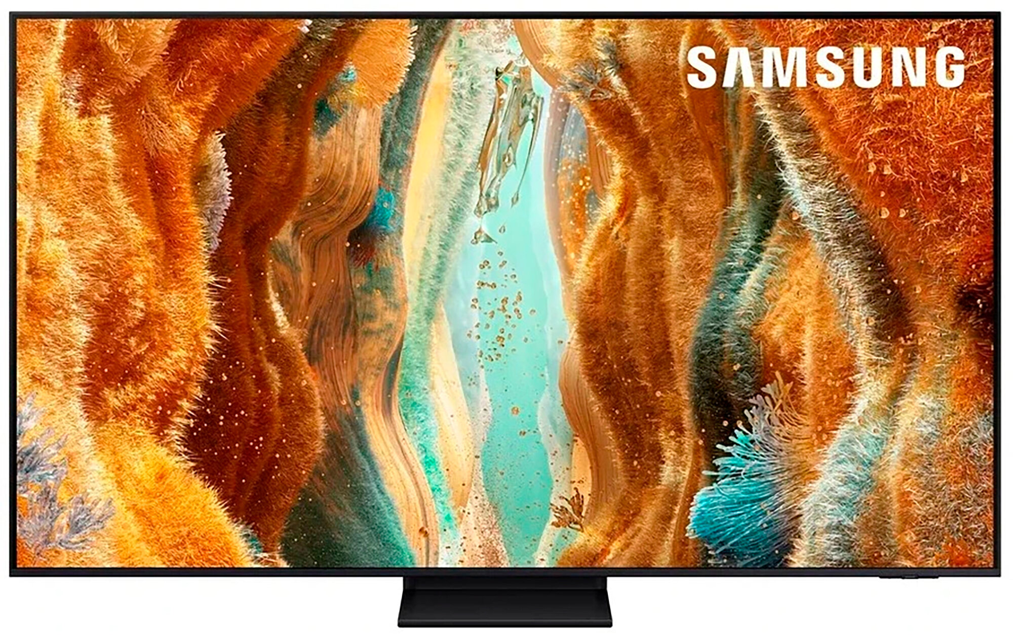 Телевизор Samsung NEO Q-LED QE75QN70FAUXRU, диагональ 75", черный, 4K UltraHD, 3840x2160, QLED, Smart TV, Wi-Fi, BT, 120 Гц