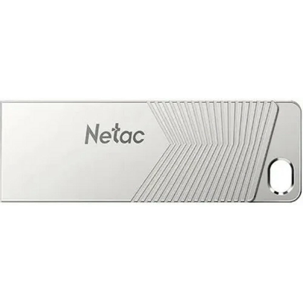 Флешка USB Flash Netac NT03UM1N-064G-32PN Серебристый 64 ГБ