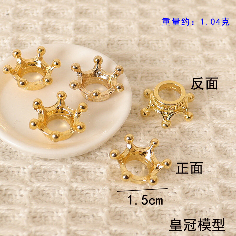 Корона миниатюрная модель для аксессуаров кукольного домика, 1 шт, королевский декоративный элемент, традиционный