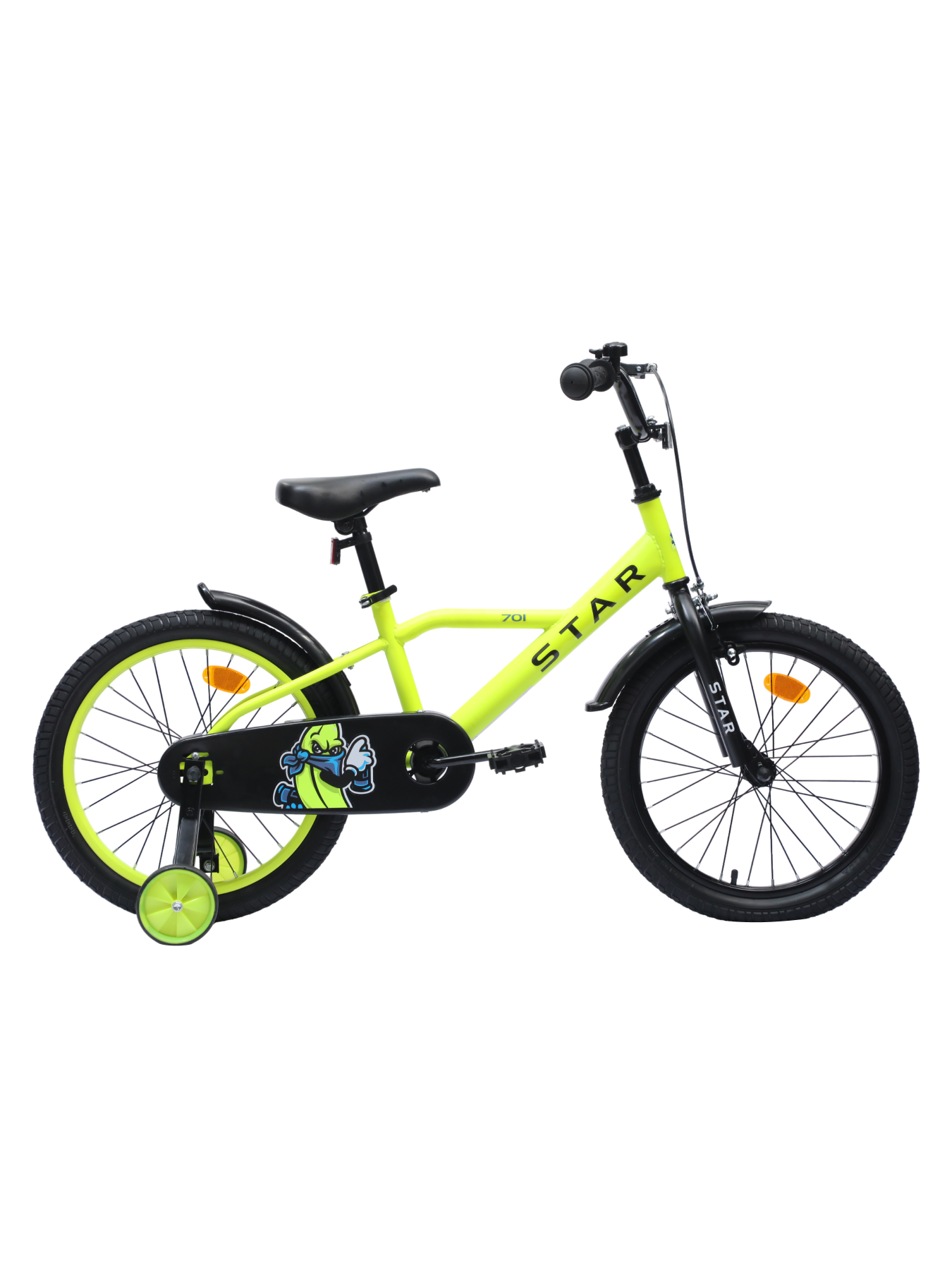 Велосипед детский 701-18" STAR / желтый / на рост: 110-130см или от 5 до 7 лет