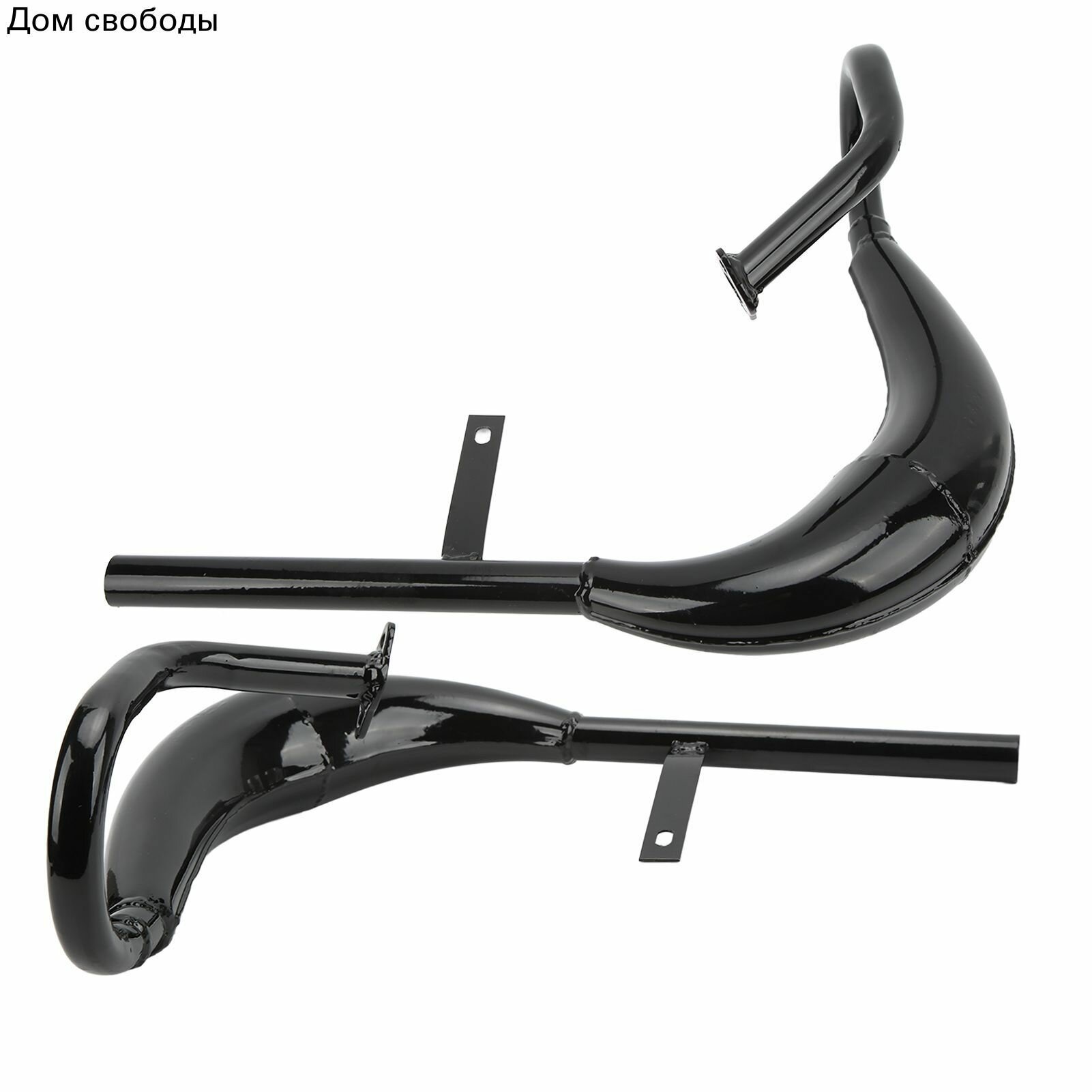 Мотоциклетный глушитель с шумоподавлением