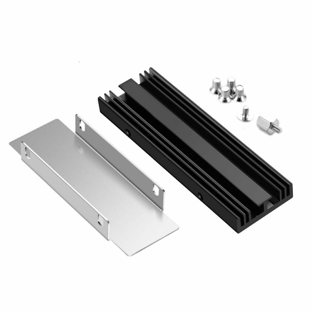 Алюминиевый радиатор для M.2 SSD 2280