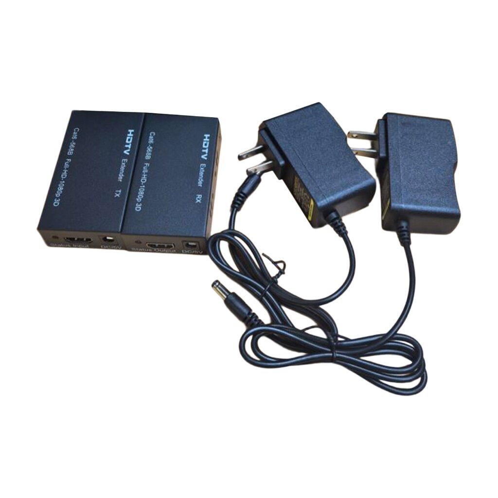 Удлинитель HDMI 60m hd к сетевому передатчику rj45 стандарта США