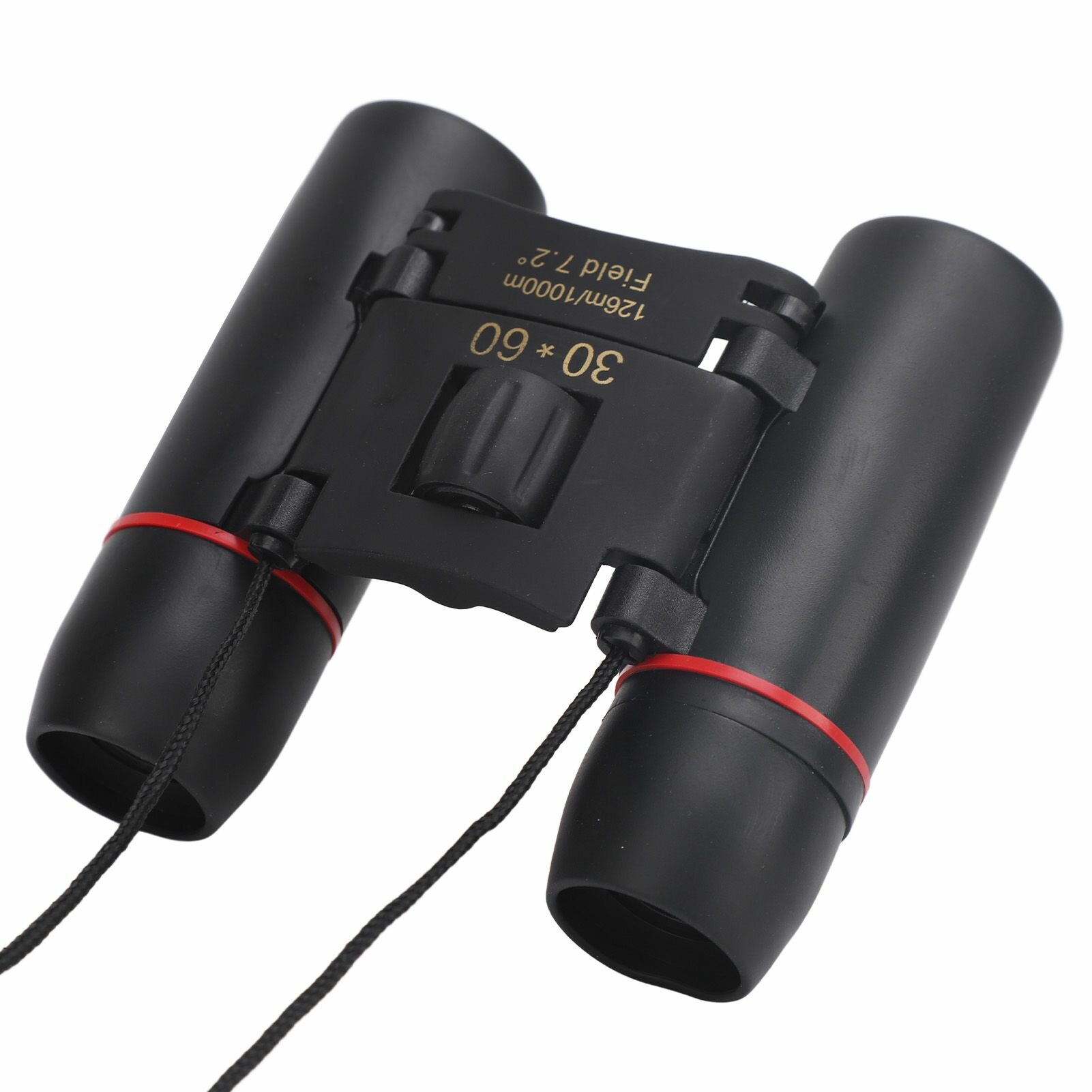 30x60 складной бинокль для взрослых и детей из алюминиевого сплава, резина, HD, легкий компактный бинокль для наблюдения за птицами, путешествий, концертов на открытом воздухе