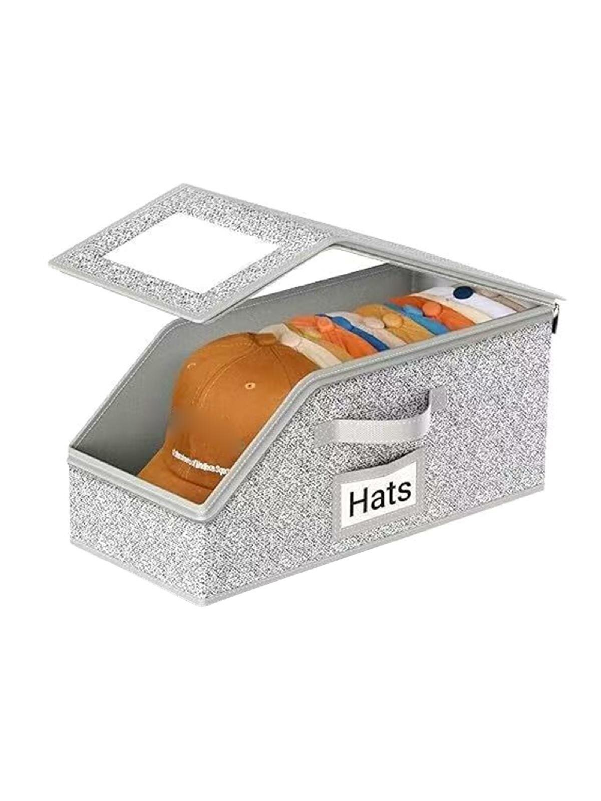 Доска PP шляпа органайзер чехол штабелируемые дизайн коробка пылезащитный для хранения аксессуара