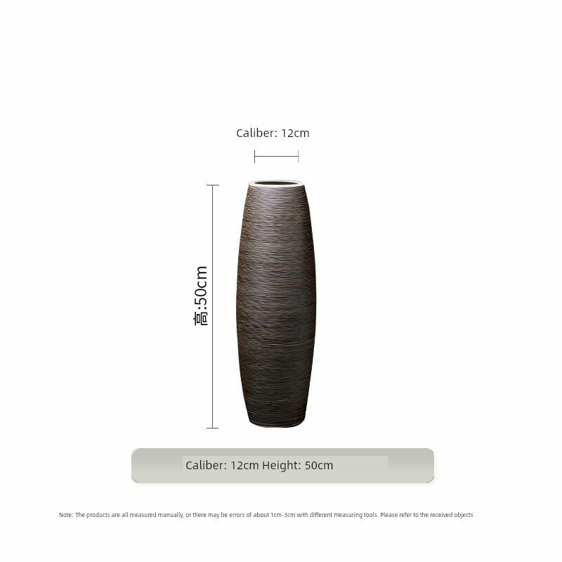 Керамическая напольная ваза из Цзиндэчжэня для цветочных композиций, декоративная, для интерьера, в европейском стиле,