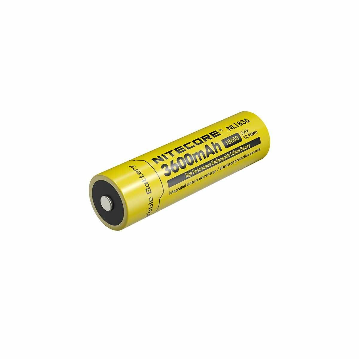 Аккумулятор Nitecore nl1836 18650 3.6v 3600ma (12.96wh) с защитой 0349