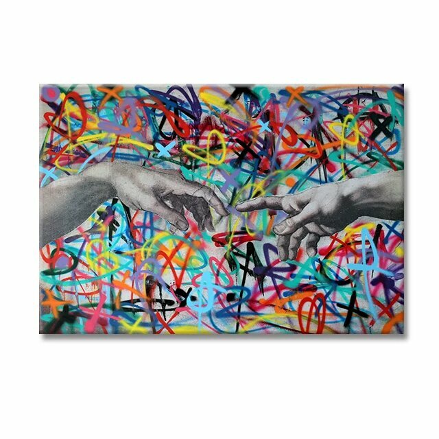 Картина на холсте "Бабочка, мозги" 50x70см, цвет I