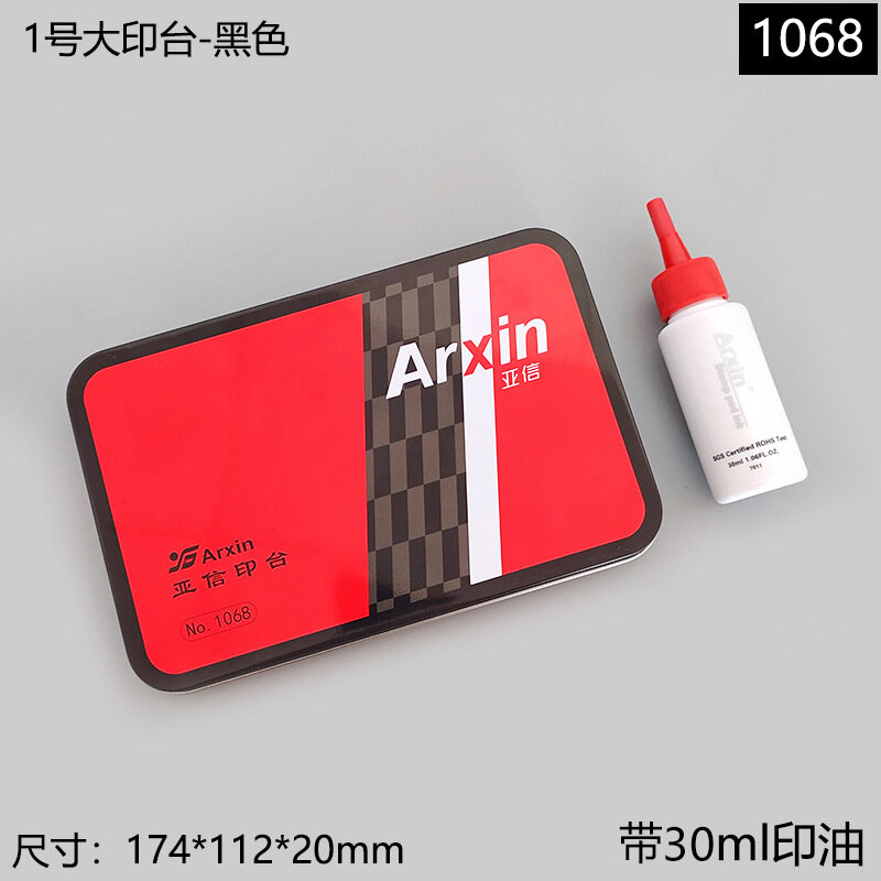 Большой быстросохнущий штемпельный блок красного и черного цветов, для отпечатков рук и ног, квадратный штемпельный блок, большая заготовка для штампа, многоцветный штемпельный блок.