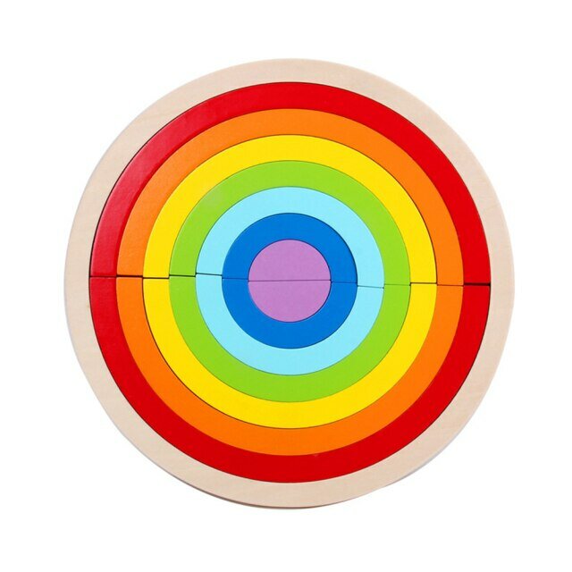 Дерево радуга чулки образовательная игрушка творческий радуга строительный блок для детей детский сад подарок выравнивание модели строительства набор инструментов (()