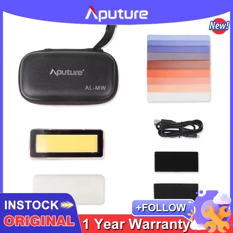 Aputure Amaran AL-MW 5500K Мини светодиодная лампа для фотосъемки