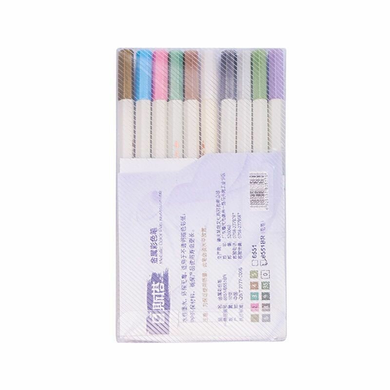 Металлический цветной маркер для рисования, ручка для DIY альбомов, стекла, керамики, перламутровая ручка для фотокарточек, бумаги, граффити, мягкая ручка